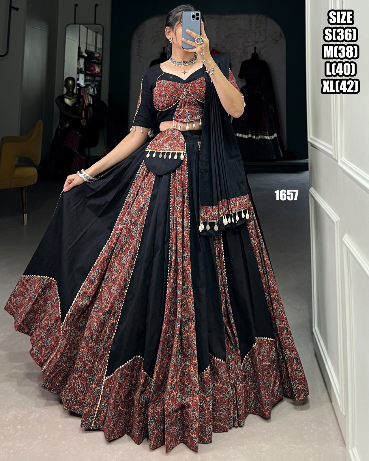 Collection For Women's Pure Cotton Chaniya Choli Set For Special ...