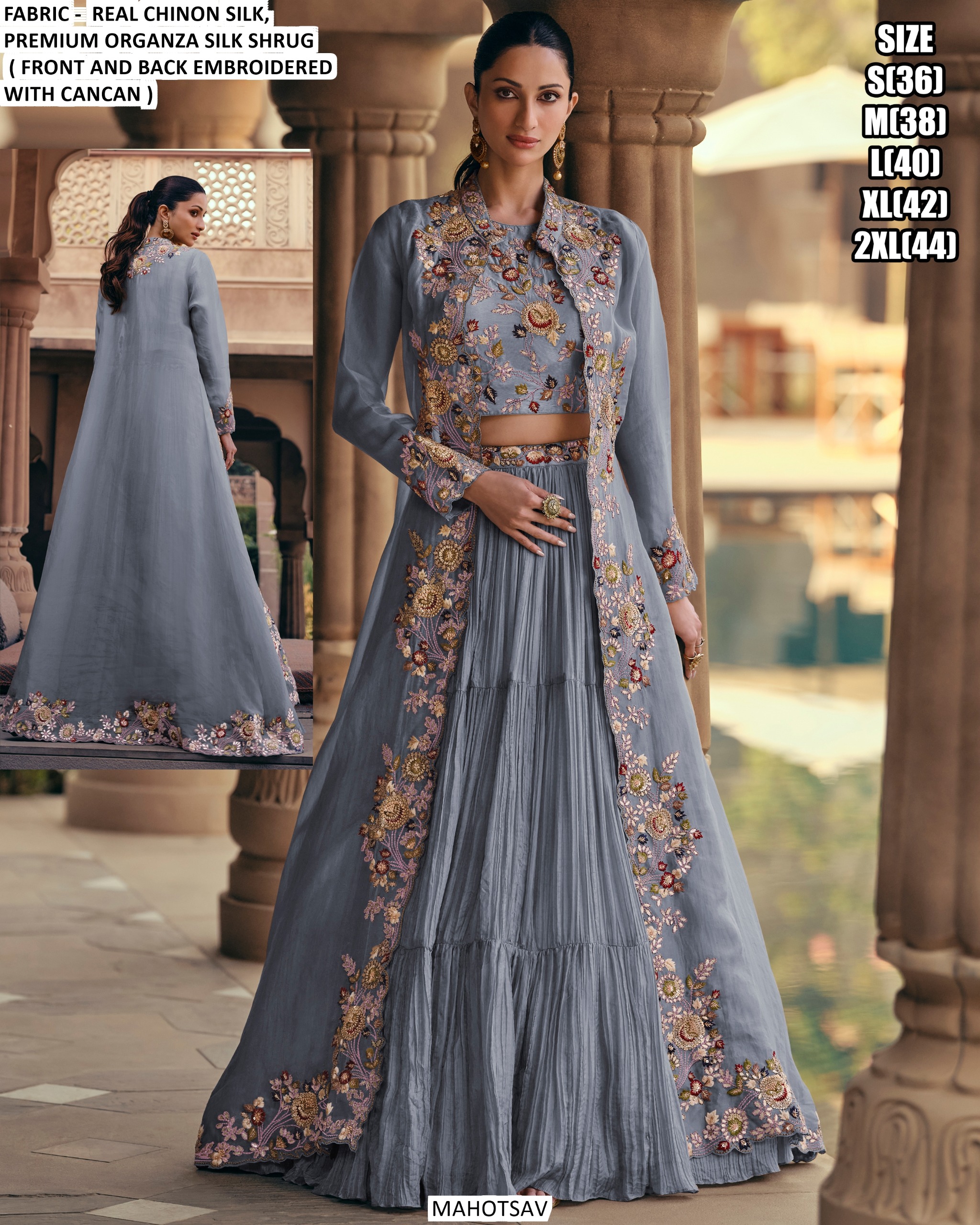 Ethnicrang's Designer Different Colours Of Indo-Western Dress For ...
